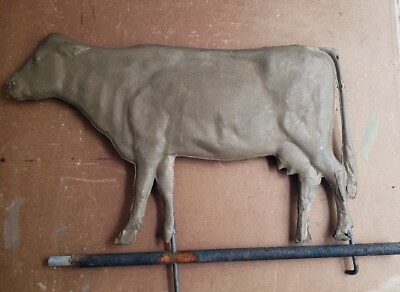 Weathervanes & Lightning Rods - Antique Cow Weathervane