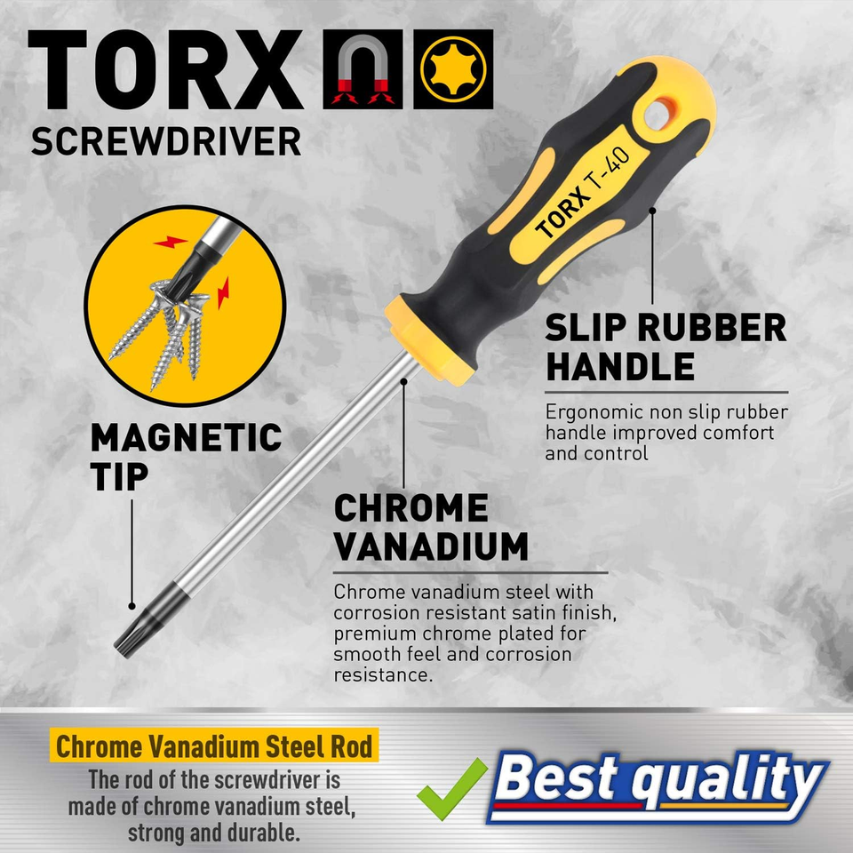 12piece Magnetic Torx Screwdrivers Set Magnetic Torx Driver Star ...