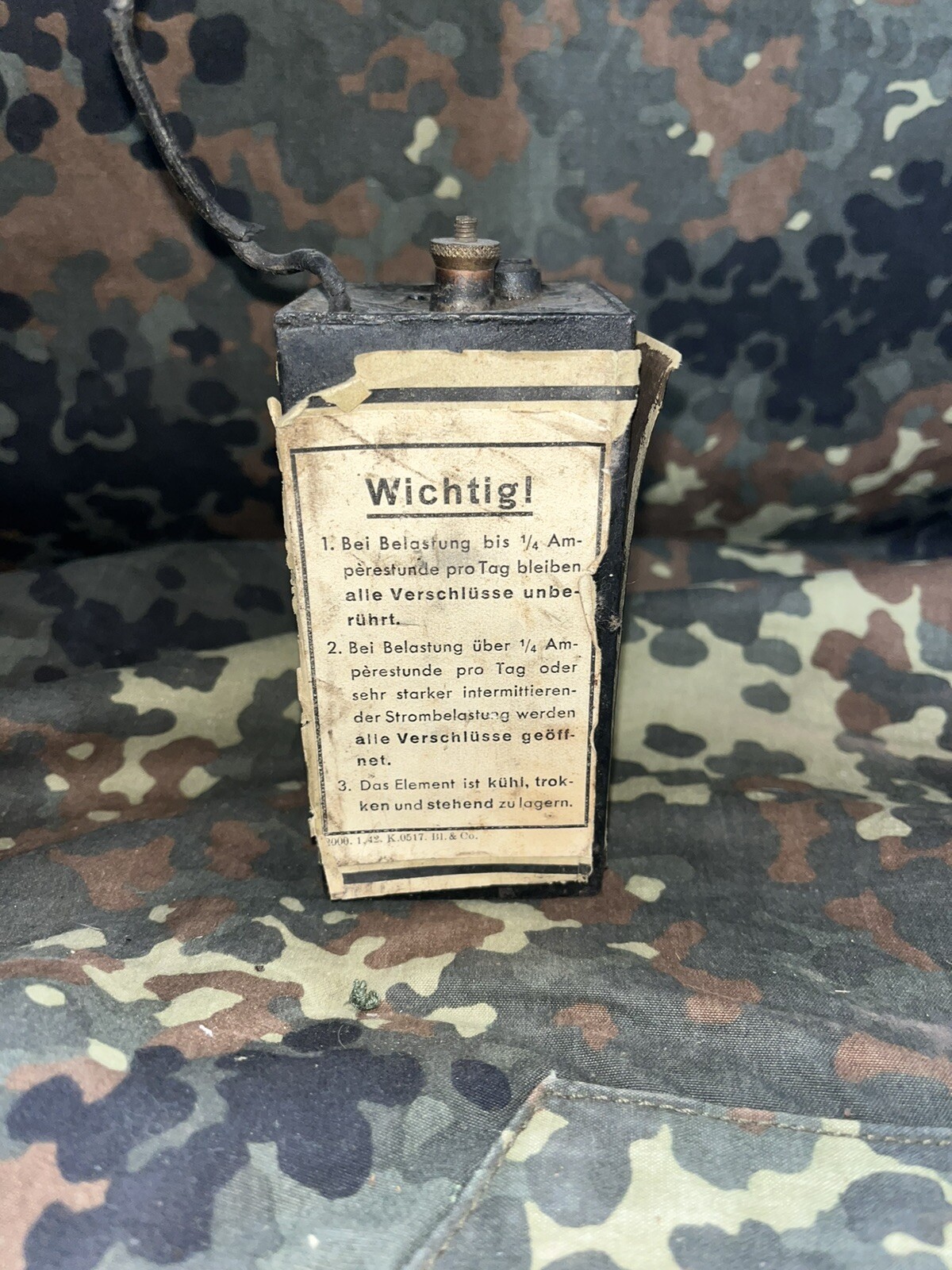 WW2 German Original FF33 Field Telephone Battery 1944 Wehrmacht | eBay