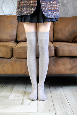 Extra Warm Knee Long Socks,Winter Over Knee Socks,Non Slip Long Winter ...