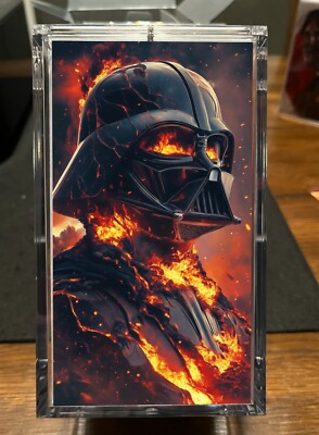 Star Wars Darth Vader Mustafar Custom Art Insert | eBay