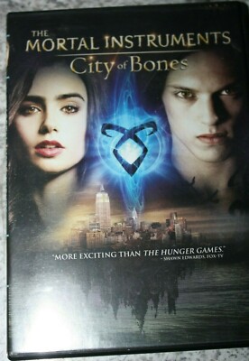 THE MORTAL INSTRUMENTS: CITY OF BONES (DVD, 2013) ACTION MOVIE DVD ONLY ...