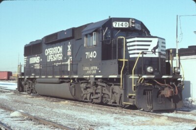 NS 7140 GP-60 "OLS" (NORFOLK SOUTHERN) - Original Slide T8-6 | eBay