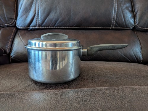 Vintage Ecko Flint Ware Stainless Steel 2 Quart Sauce Pot w/Lid | eBay