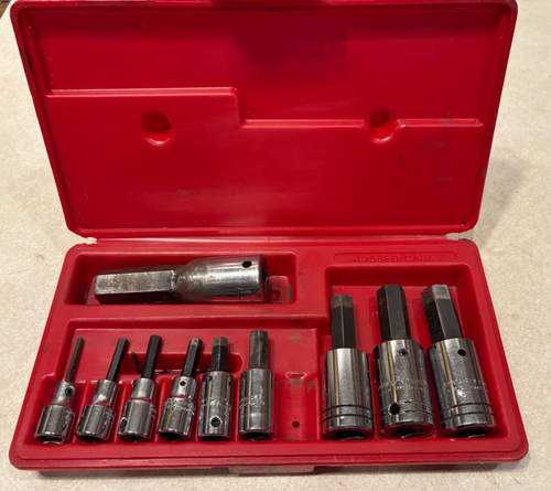 Proto Tools USA 10pc SAE 1/8" to 5/8" Hex Allen Bit Socket Set 4900A ...