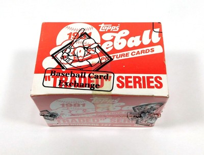 1981 Topps Traded Baseball Factory Set Tape Intact (132) BBCE Wrapped ...