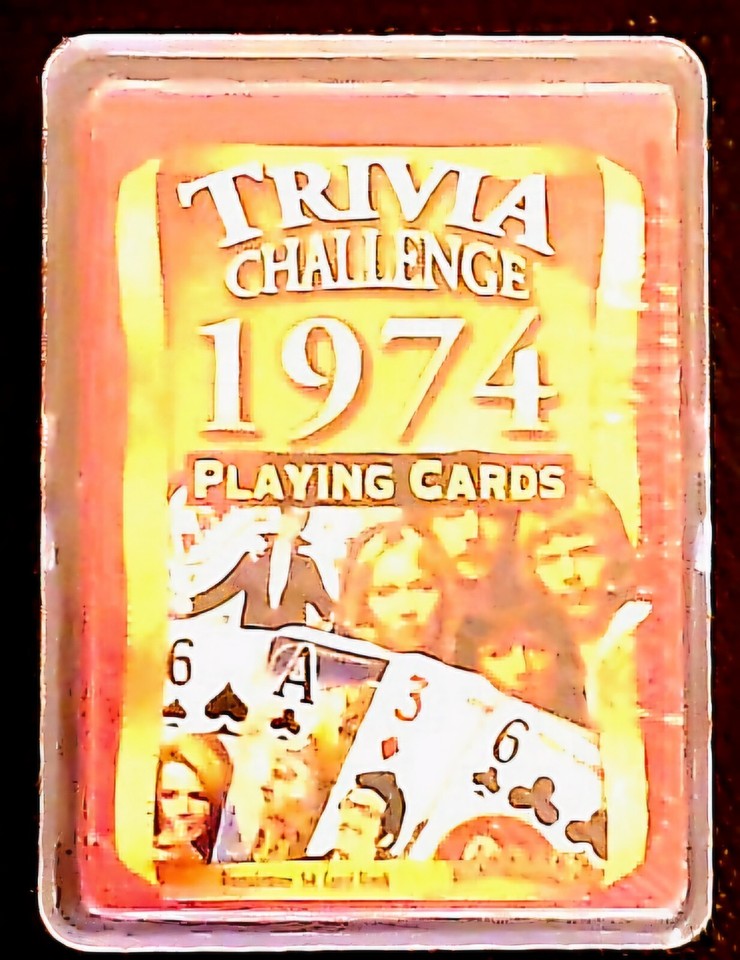 1974 Trivia Challenge Playing Cards Regulation 54 Card Deck NIP | eBay