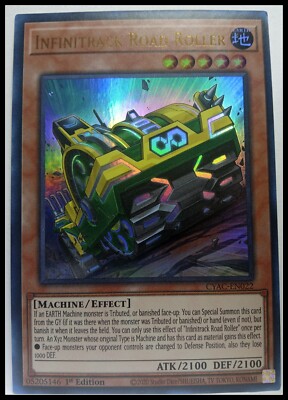YuGiOh CYAC-EN022 UR Infinitrack Road Roller NM/MT Cyberstorm Access | eBay