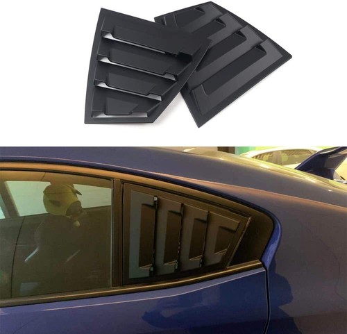 For Subaru WRX STi 2015-2021 Matte Rear Window Louvers Shade Shutter ...