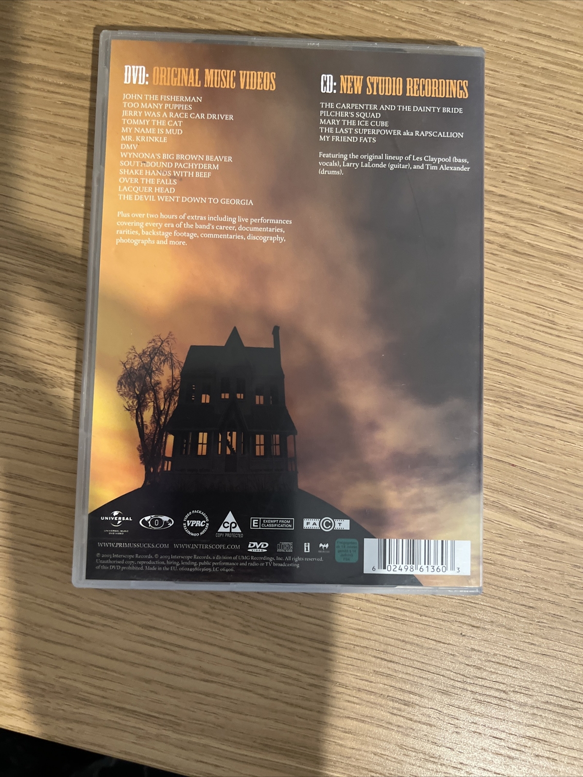 Primus - Animals Should Not Act Like People (DVD, 2003) for sale online ...