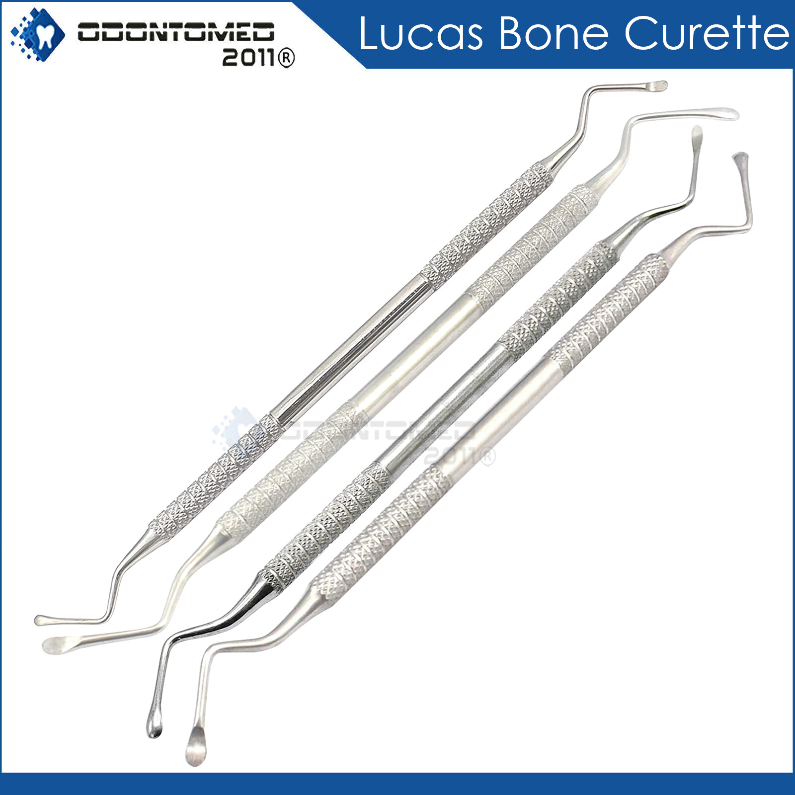 Lucas Bone Curettes 4x Dental Lab Instruments fig no. 85 / 86 / 87 / 88 ...
