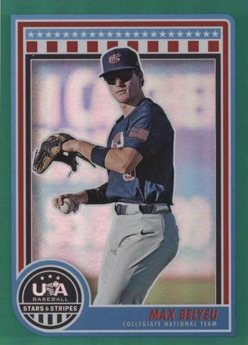 2025 Panini Stars and Stripes - Max Belyeu #55 Green (RC) for sale ...