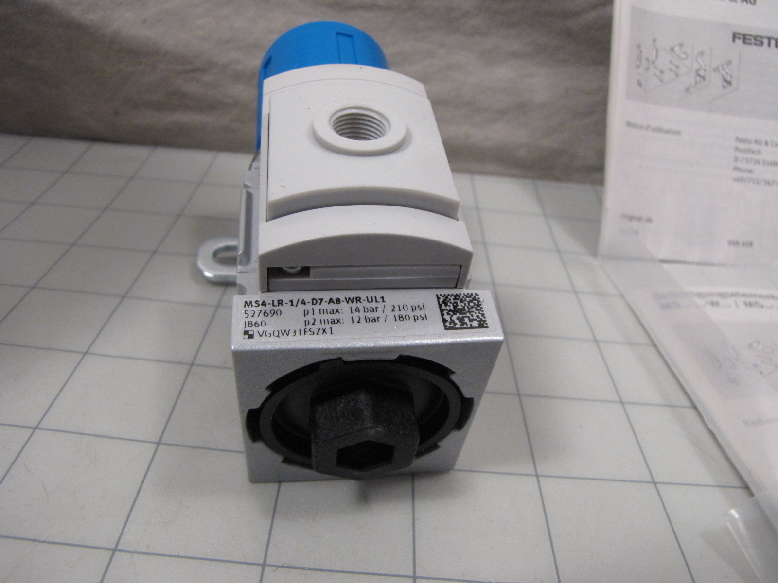 Festo MS4-LR-1/4-D7-A8-WR-UL1 / 527690 Pressure Regulator NEW | eBay