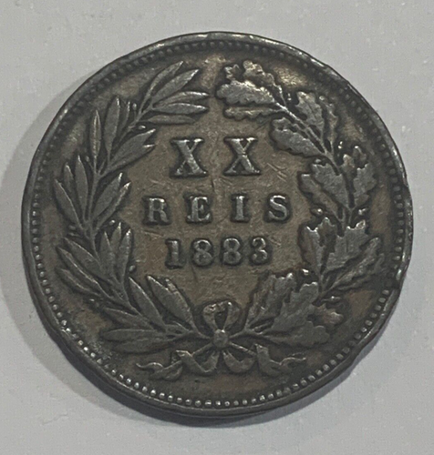 1883 Portugal 20 Reis - Luiz I Coin | eBay