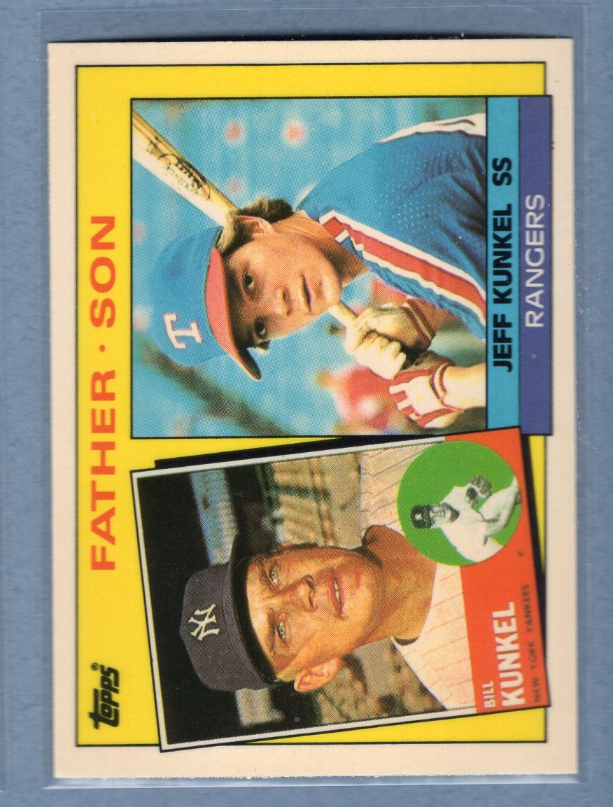 1985 Topps Tiffany #136 Father Son Kunkel NM | eBay