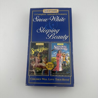 Snow White & Sleeping Beauty Combo VHS Vintage Goodtimes | eBay