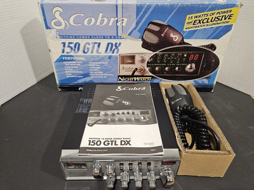 Cobra 150 GTL DX Full Featured AM/FM 10 Meter Amateur Radio | eBay