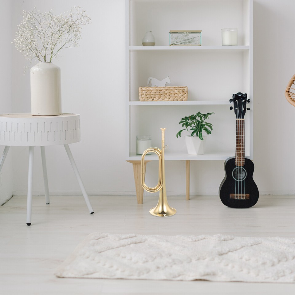 Bugle That Plays Taps Ceremonial Vintage Trumpet Wind Instrument New | eBay