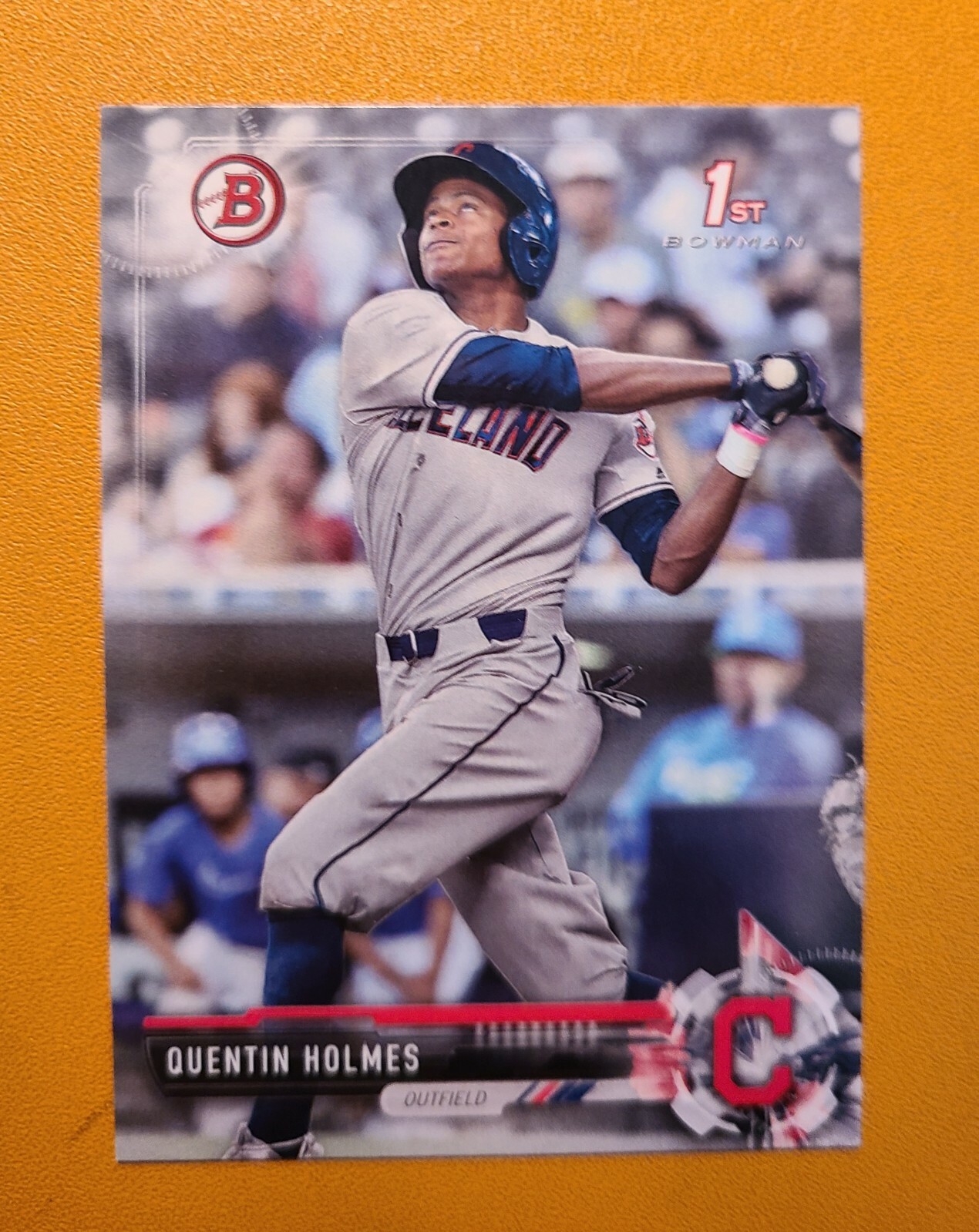 2017 BOWMAN DRAFT - PROSPECT - QUENTIN HOLMES CLEVELAND 🔥🔥 | eBay
