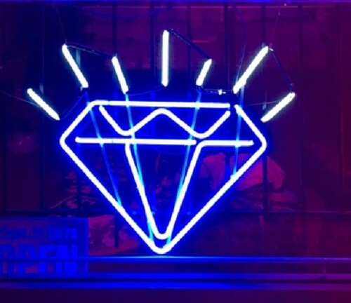 24"x20" Shining Diamond Neon Sign Light Lamp Show Shop Gift Room ...