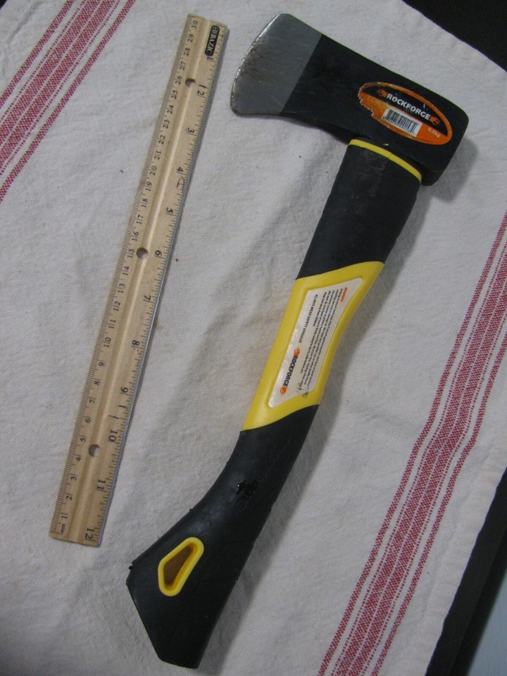 Rockforge Camping Hatchet Axe 14" Long, Blade Length 3.25" | eBay