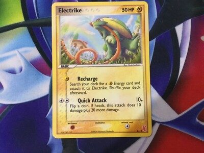 Pokemon Cards Electrike 2/12 Plusle & Minum Trainer Kit 2006 Excellent ...