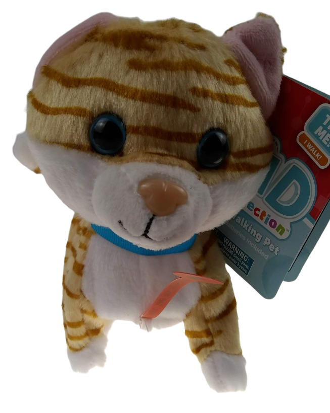 Tiger Kitty Cat Kid Connection Striped Plush Mini Walking Pet Kitten ...