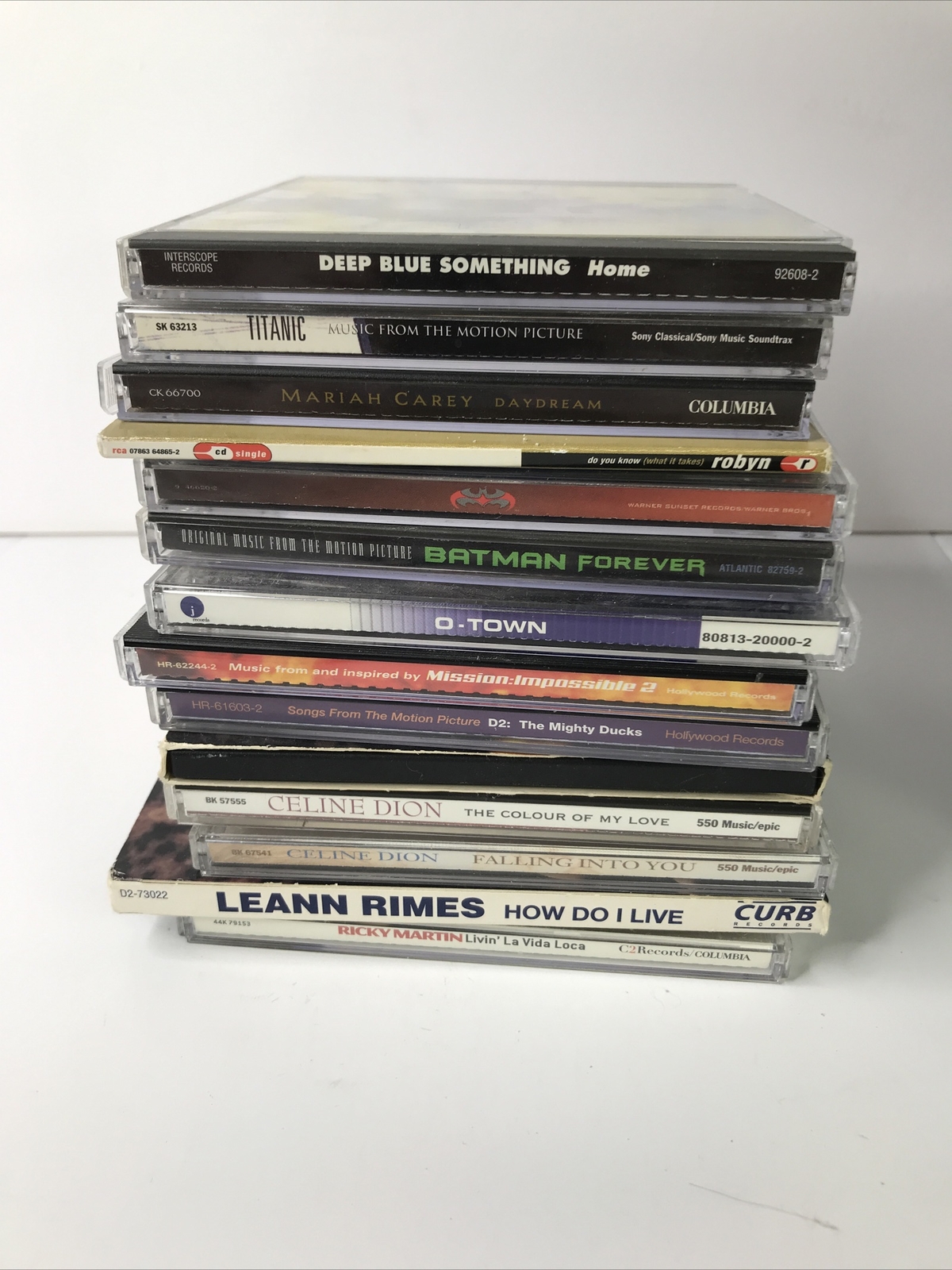 CD Lot of 16 Singles Albums Pop Rock Celine Dion Madonna Selling As Is ...