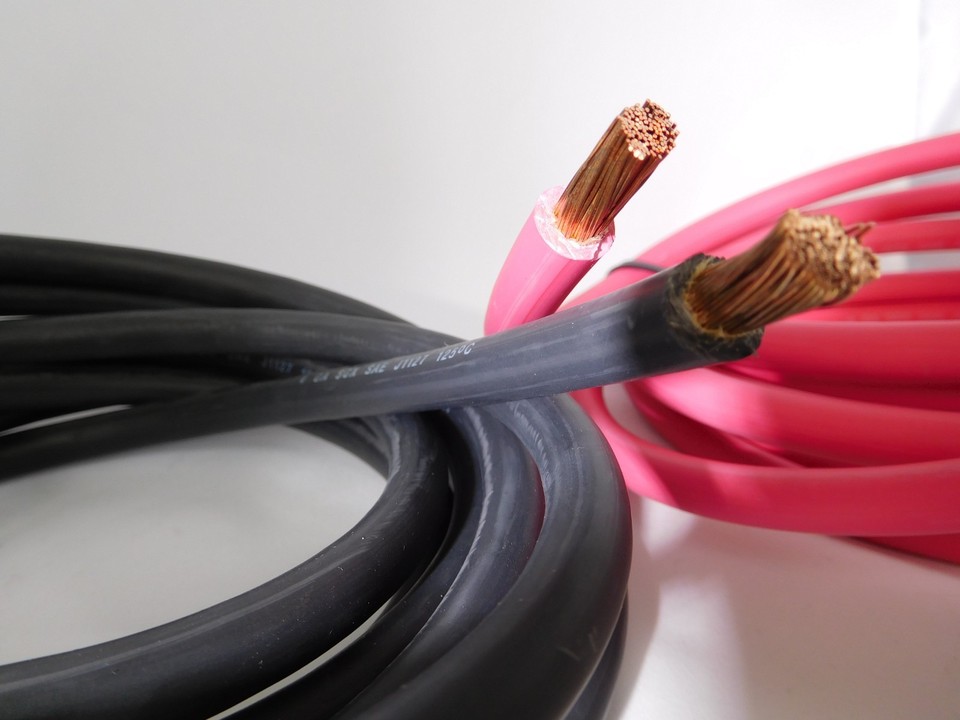 6 AWG SGX RED AUTOMOTIVE WIRE - HIGH TEMP - MADE IN USA - 10 FEET | eBay