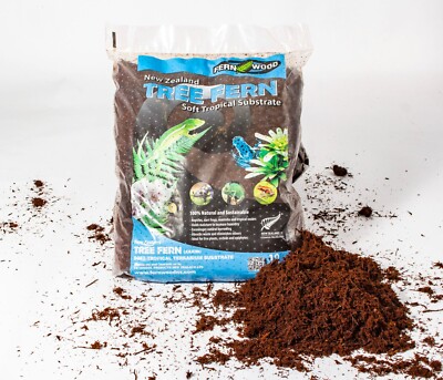 New Zealand Fern Wood Tree Fern Soft Tropical Substrate, 10L | eBay