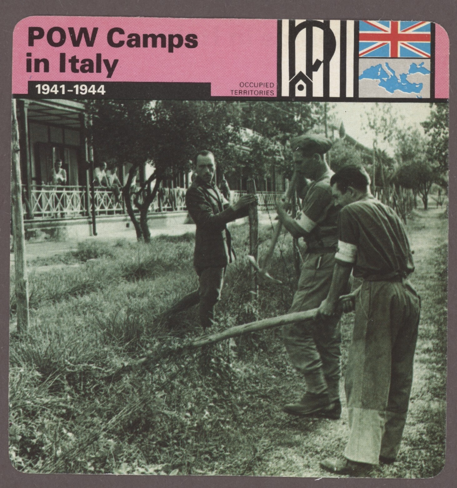 POW Camps in Italy Edito Service Card Second World War II Occupation | eBay