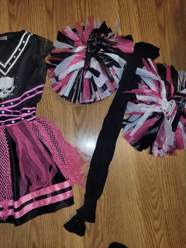 SPIRIT HALLOWEEN MONSTER HIGH CHEERLEADER COSTUME GIRLS MEDIUM | eBay