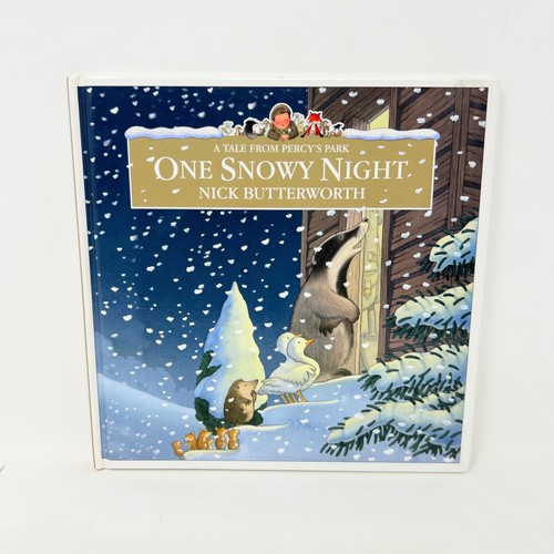 A Tale From Percy's Park One Snowy Night Nick Butterworth Book | eBay