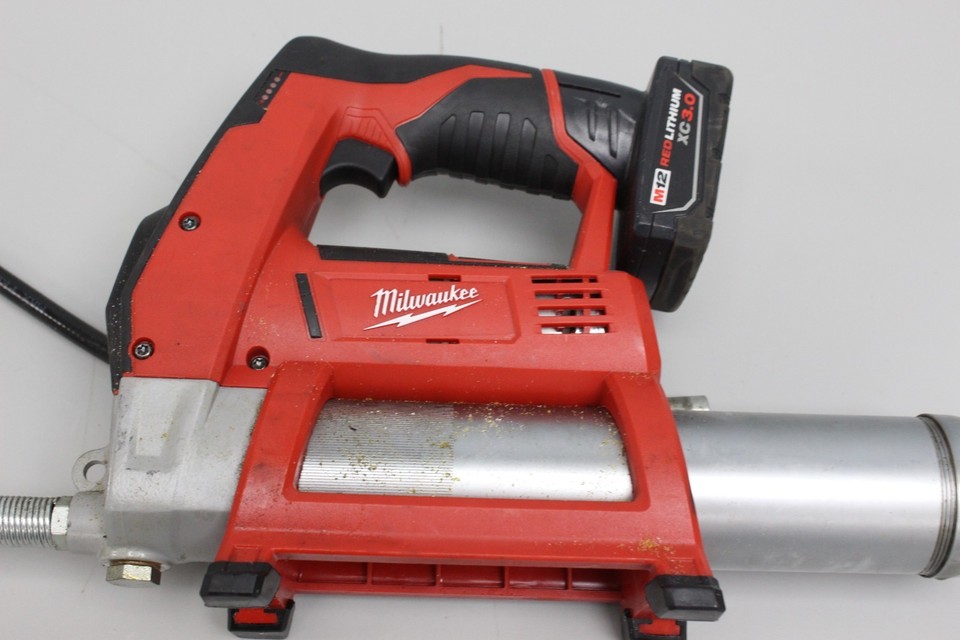 Milwaukee 2446-20 M12 Heavy-Duty Cordless Lightweight Grease Gun | eBay