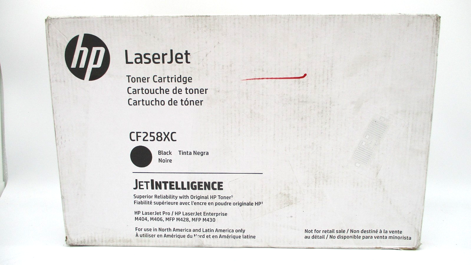 Genuine Hp LaserJet M404, M406, MFP M428, MFP M430, CF258XC Black ...