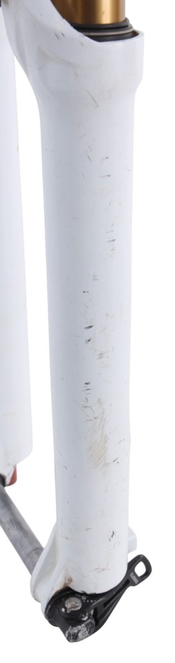 Fox RLC Factory 32 Mtn Bike Fork 26" 160mm FIT 2 Pos WHITE 15QRx 100mm ...