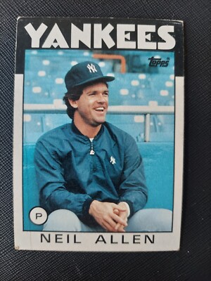 1986 topps #663 Neil Allen YANKEES | eBay