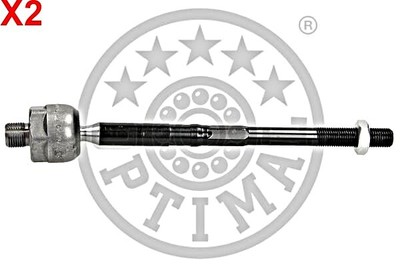 OPTIMAL 2x Tie Rod Axle Joint Front Inner For BMW E88 X1 E84 04-15 ...