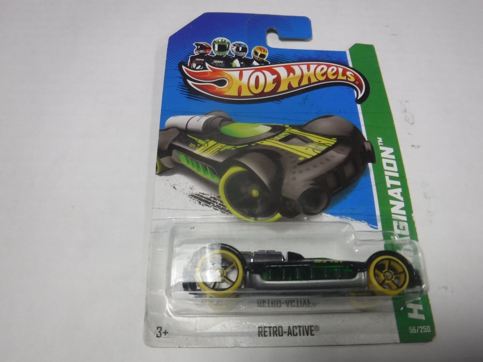 Hot Wheels Retro-Active Green HW Imagination 56/250 120718AMCAR2 | eBay