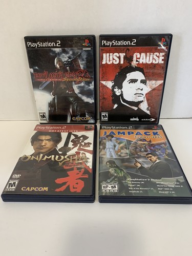 PS2 (4) COMPLETE GAMES MATURE RATING,TESTED, WORKING, with MANUALS ...