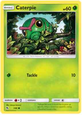 Caterpie Pokemon TCG Card 1/68 | eBay