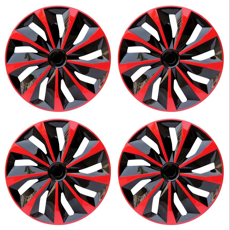 4 Pieces Universal 15" Hubcap Wheel Covers, Auto Tire Replacement ...