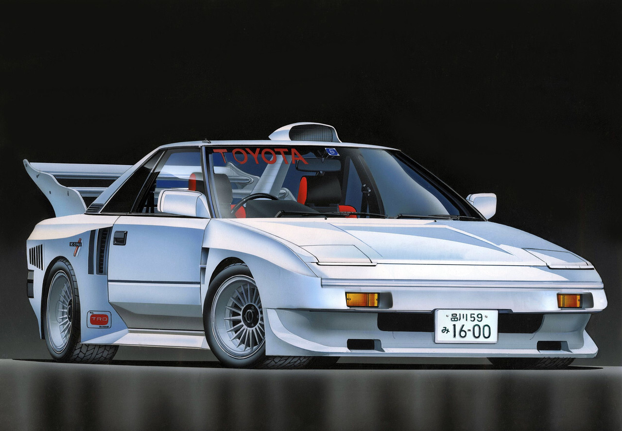 Fujimi 1/24 TOYOTA MR2 TURBO MK1 AW11 Super Charged Plastic Model Kit ...