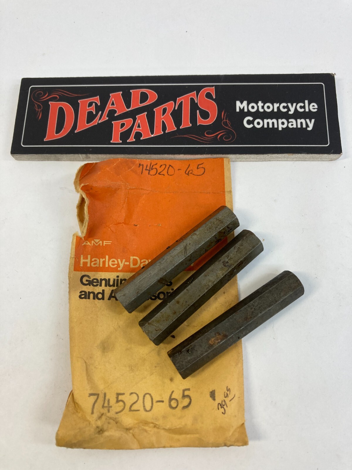 Harley NOS 3 Panhead Generator Shovel regulator cover studs 74520-65 ...