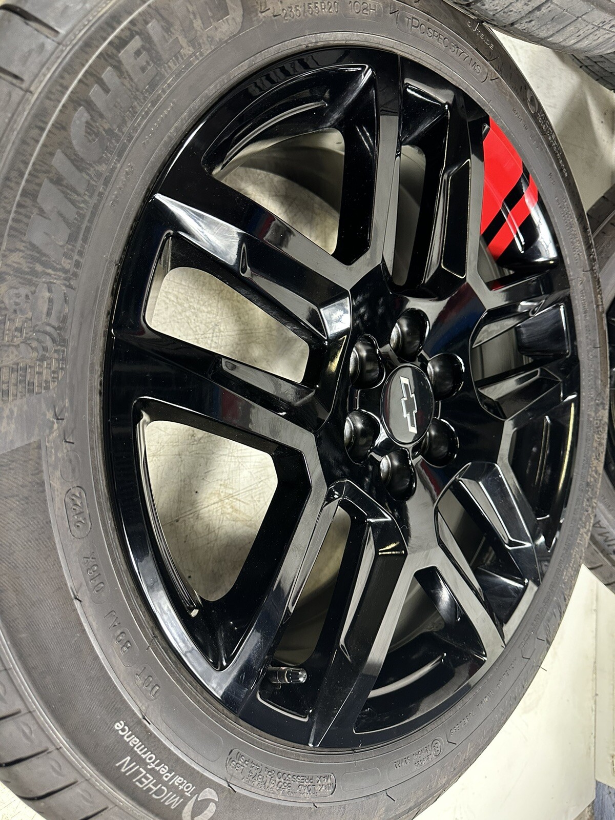 20" CHEVROLET BLAZER GLOSS BLACK WHEELS RIMS & TIRES OEM SET (4) 2019 ...