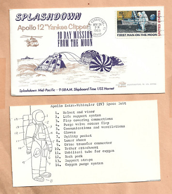 Apollo 12 Splashdown Novembre 24,1969 Capo Spacecraft Swanson Space ...