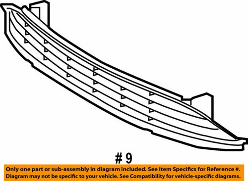 53112-47240 Toyota Grille, radiator, lower no.1 5311247240, New Genuine ...
