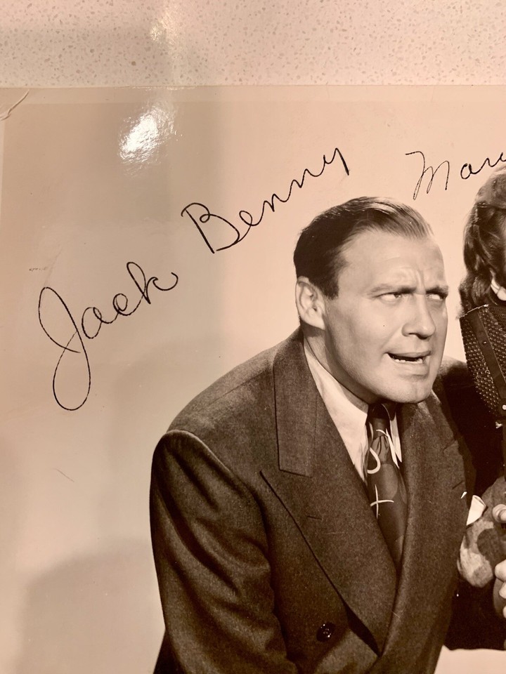 genuine Pen Autograph Jack Benny Mary Martin Fred Allen photograph Not ...