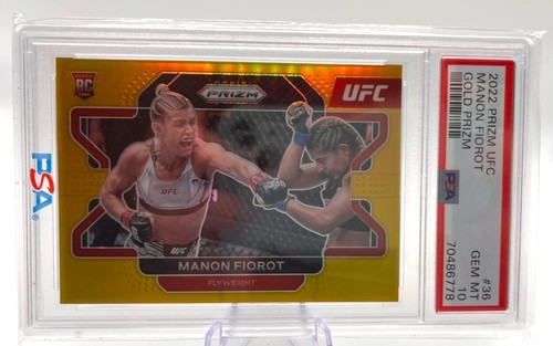 UFC Prizm 2022 Manon Fiorot Rookie True Gold /10 PSA 10 - POP 2 | eBay