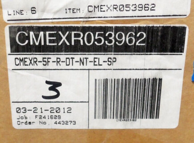 New Kenall CMEXR053962 Recessed wall mount LED Exit sign, stainless, no ...